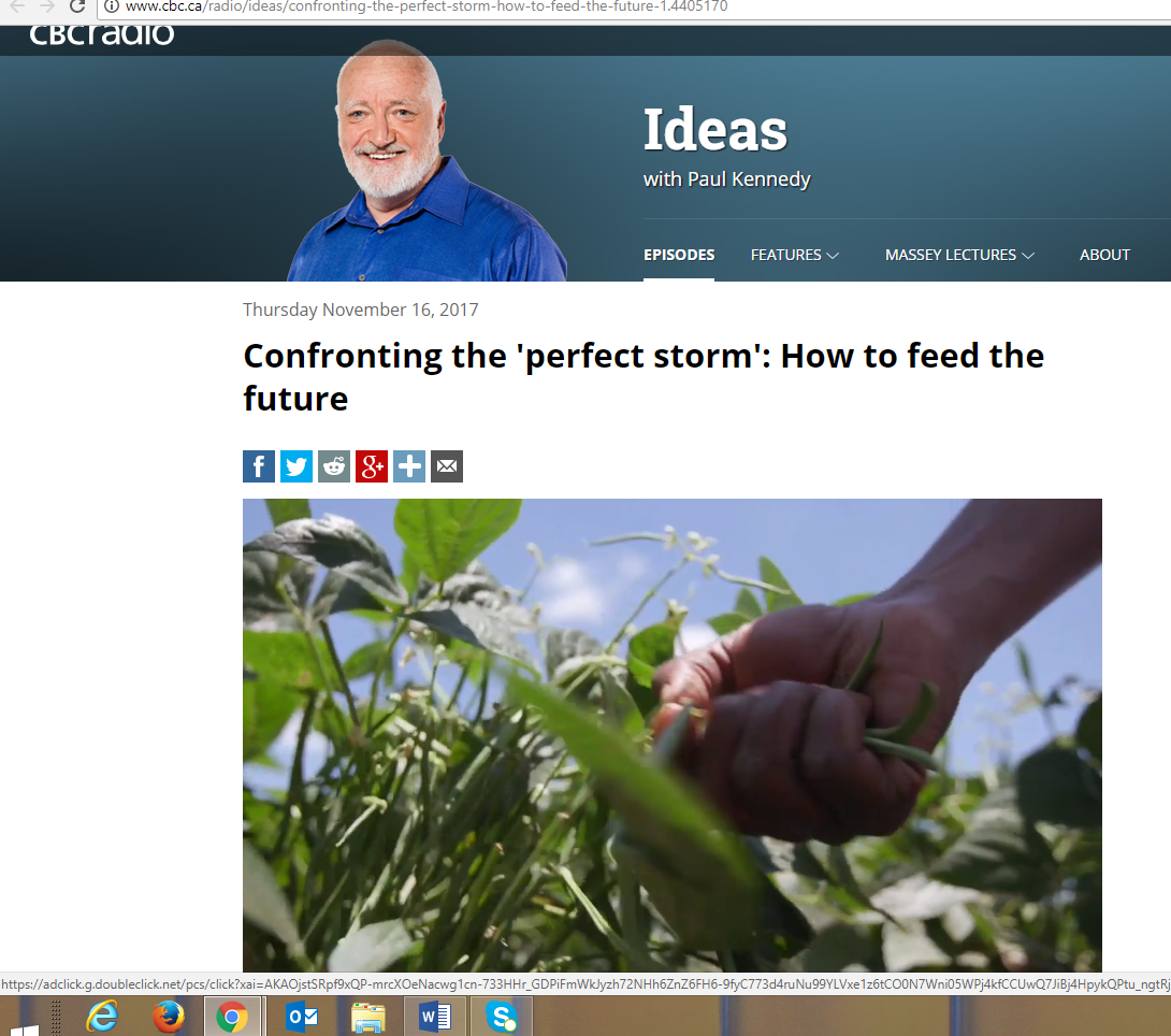 U of G, Arrell Food Institute to Be Featured on CBC Radio Tonight - U ...