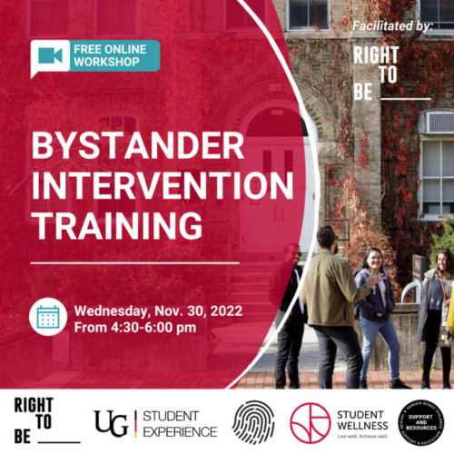 Bystander Intervention Training - U of G News