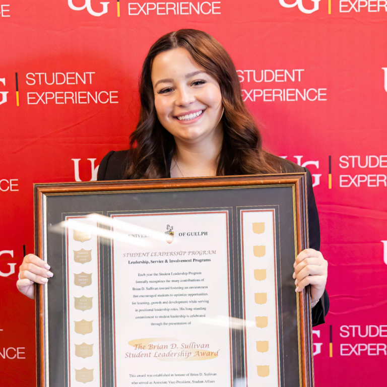 Celebrating our 2024-2025 Student Experience Winners! - U of G News